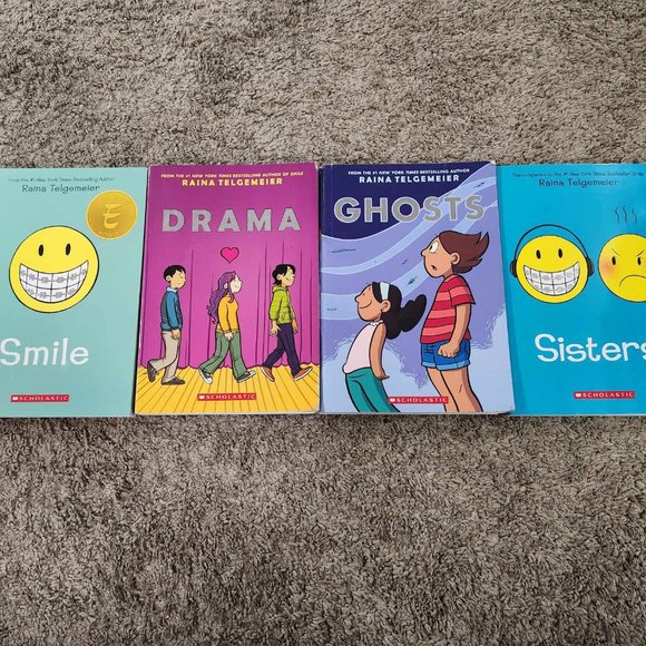 Other | Dramasistersghostssmile Book Lot By Raina Telgemeier | Poshmark